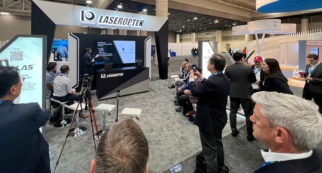 레이저옵텍, ‘AAD 2023’ 참가하여 피콜로프리미엄 공식 시연